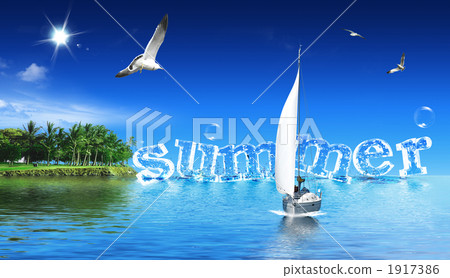Summer / Ocean_c_554380 - Stock Illustration [1917386] - PIXTA
