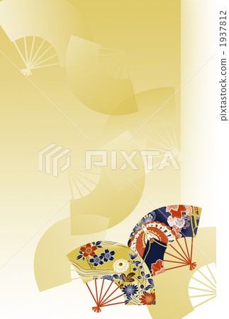 Fan pattern background - Stock Illustration [1937812] - PIXTA