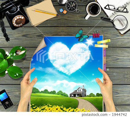 Desk / props _k _ 398279 - Stock Illustration [1944742] - PIXTA