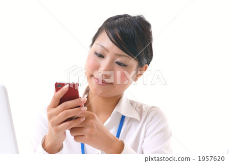 New employee image · office (morning flower Jyuri) - Stock Photo ...