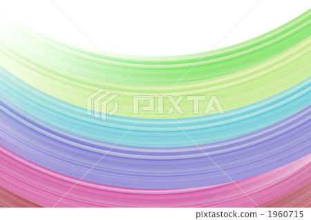 Rainbow-colored curve - Stock Illustration [1960715] - PIXTA