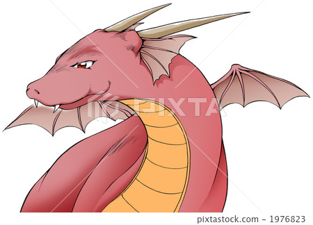 Red Dragon (upper body) - Stock Illustration [1976823] - PIXTA