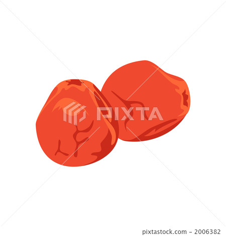 dried plum, vector, vectors - Stock Illustration [2006382] - PIXTA