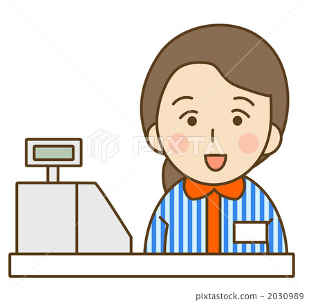Register at convenience store - Stock Illustration [2030989] - PIXTA