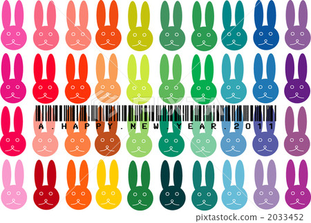 Rabbit color chart - Stock Illustration [2033452] - PIXTA
