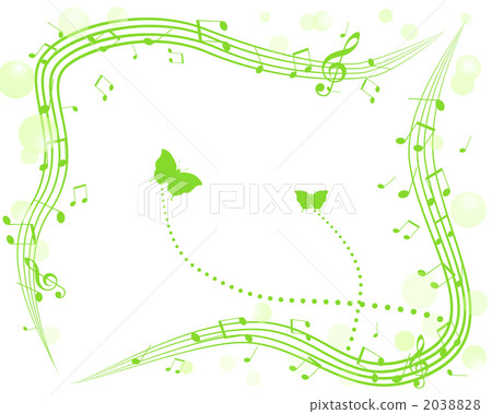 Spring music frame - Stock Illustration [2038828] - PIXTA