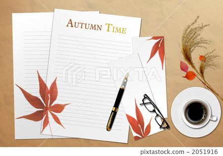 Autumn letter _k _ 620029 - Stock Illustration [2051916] - PIXTA
