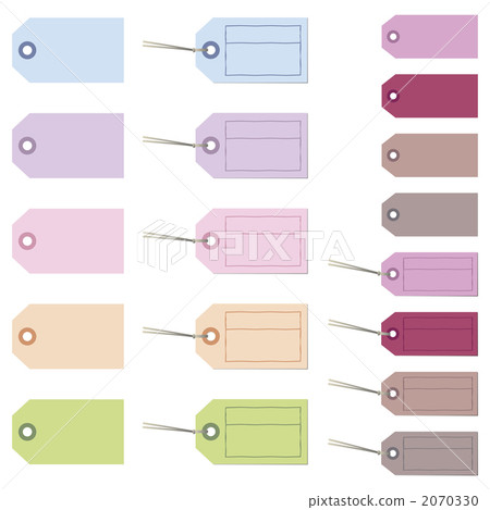 note, tag, tags - Stock Illustration [2070330] - PIXTA