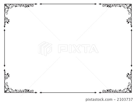 Four-sided frame - Stock Illustration [2103737] - PIXTA