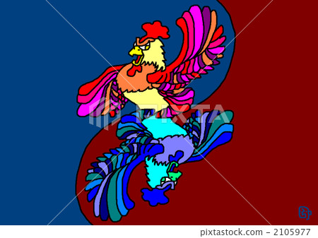 Asymmetrical birds - Stock Illustration [2105977] - PIXTA