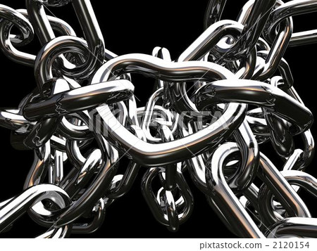 chain, chains, computer graphic - Stock Illustration [2120154] - PIXTA