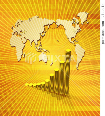 Graphic performance graph · stock price rise - Stock Illustration ...