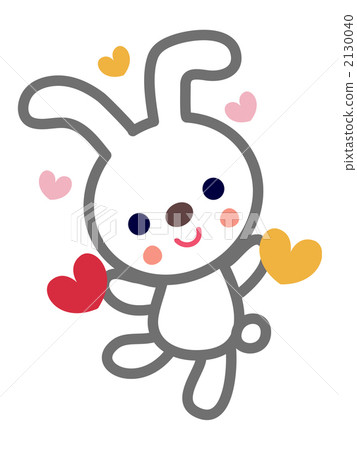 Usagi Heart - Stock Illustration [2130040] - PIXTA