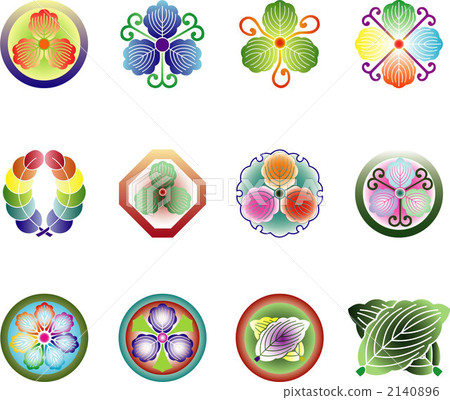 Family crest Kashiwa - Stock Illustration [2140896] - PIXTA