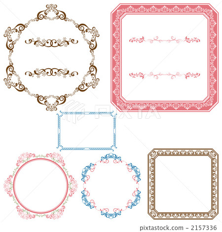 Abstract Retro Frameset - Stock Illustration [2157336] - PIXTA