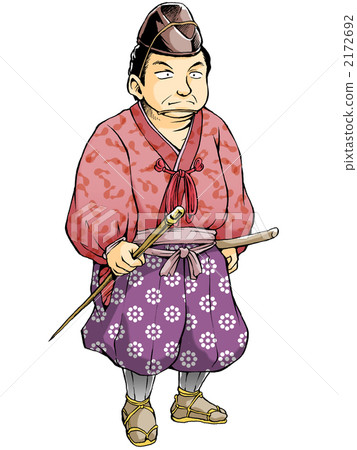 Samurai (middle-aged) - Stock Illustration [2172692] - PIXTA