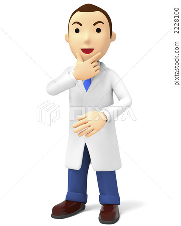 Doctor / pharmacist thinking - Stock Illustration [2228100] - PIXTA