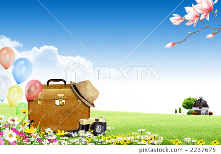 Spring excursion _ c _ 709180 - Stock Illustration [2237675] - PIXTA