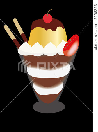 Purple parfait - Stock Illustration [2238238] - PIXTA
