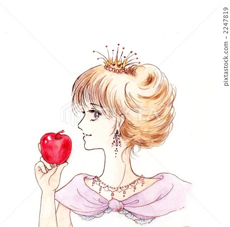 Snow White Smiling - Stock Illustration [2247819] - PIXTA
