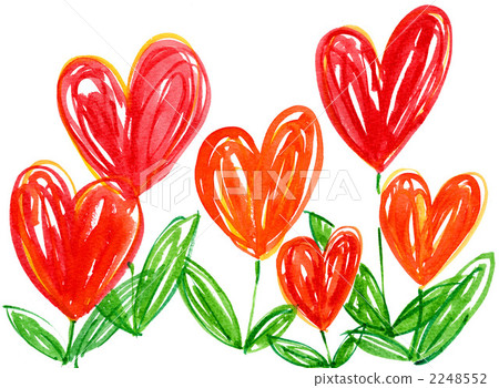 Heart tulip pix - Stock Illustration [2248552] - PIXTA