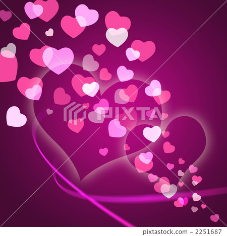 Multiple hearts - Stock Illustration [2251687] - PIXTA