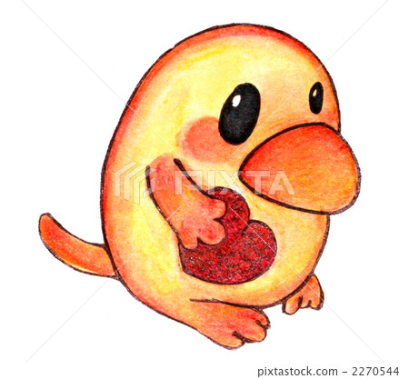 platypus, illustration, heart - Stock Illustration [2270544] - PIXTA