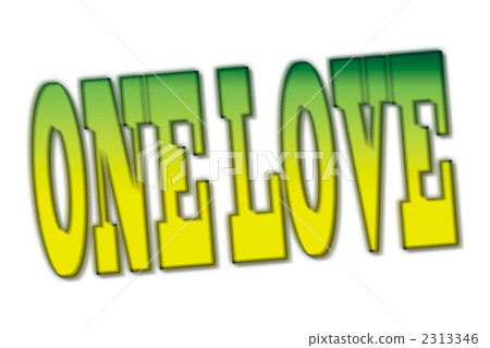 ONE LOVE Green - Stock Illustration [2313346] - PIXTA