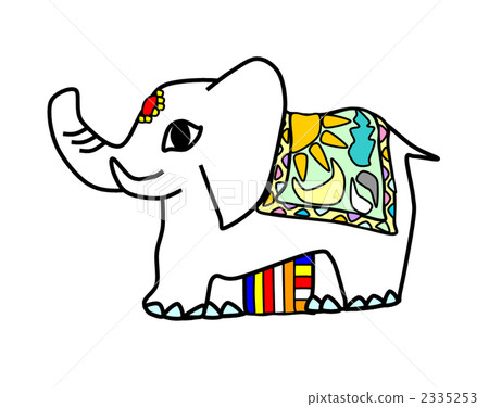 White elephant 3 - Stock Illustration [2335253] - PIXTA