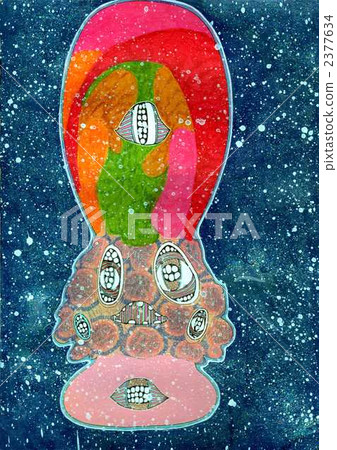 ghosts, collage, illustration - Stock Illustration [2377634] - PIXTA