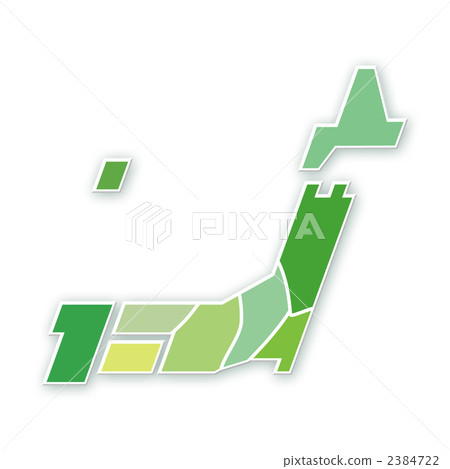 Japanese Archipelago - Stock Illustration [2384722] - PIXTA