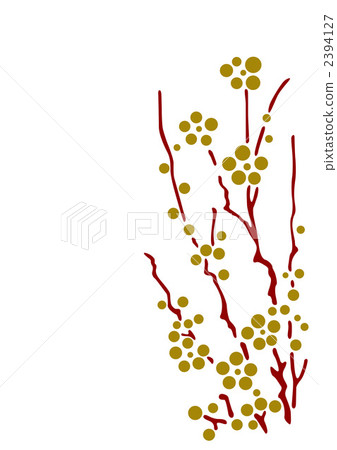 flower, flowers, ume - Stock Illustration [2394127] - PIXTA