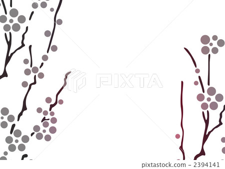 flower, flowers, ume - Stock Illustration [2394141] - PIXTA