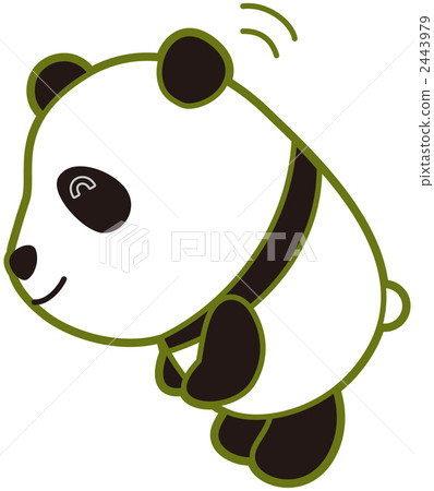 Bowing panda - Stock Illustration [2443979] - PIXTA
