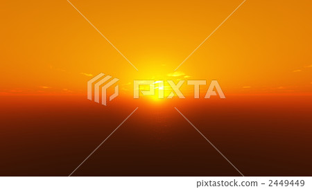 sunset, sunrise, sunup - Stock Illustration [2449449] - PIXTA
