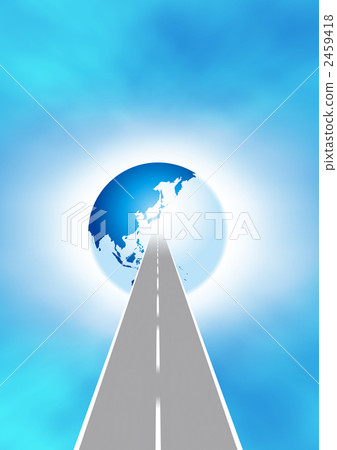 The way to the earth - Stock Illustration [2459418] - PIXTA
