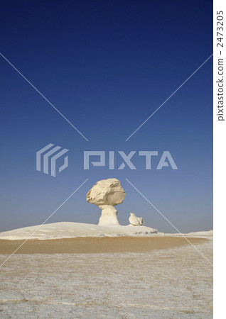 White desert mushroom rock - Stock Photo [2473205] - PIXTA
