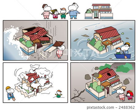 disaster - Stock Illustration [2488362] - PIXTA