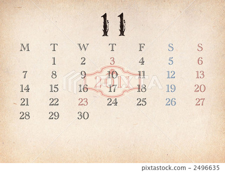 calendar, october, western paper - Stock Illustration [2496635] - PIXTA
