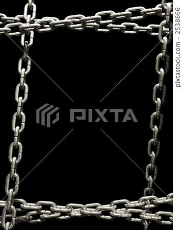 chain, chains, computer graphic - Stock Illustration [2538666] - PIXTA