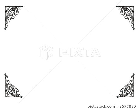 frame, decorative frame, edge - Stock Illustration [2577850] - PIXTA