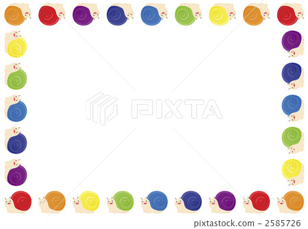 Snail frame - Stock Illustration [2585726] - PIXTA