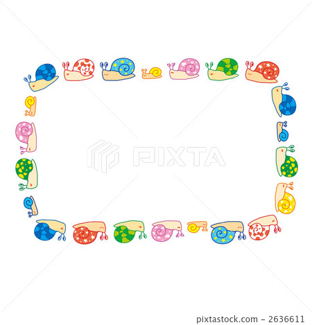 Snail frame - Stock Illustration [2636611] - PIXTA
