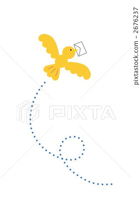 letter, send, bird - Stock Illustration [2676237] - PIXTA