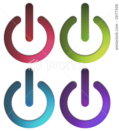 power button, electrical power mark, power... - Stock Illustration ...