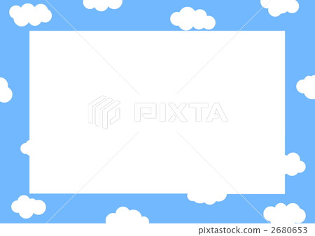 Cloud frame - Stock Illustration [2680653] - PIXTA