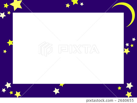 Frame of the night sky - Stock Illustration [2680655] - PIXTA