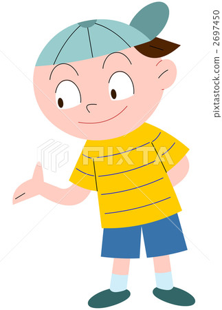 A boy to explain - Stock Illustration [2697450] - PIXTA