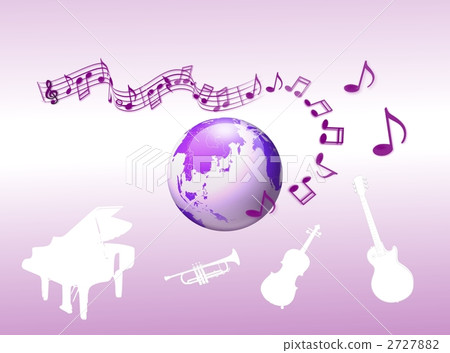 The world of music - Stock Illustration [2727882] - PIXTA