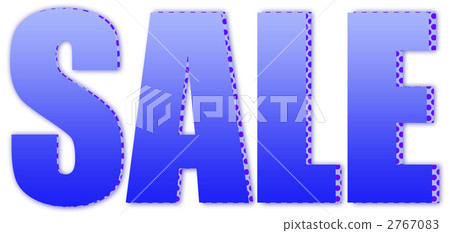 SALE logo blue - Stock Illustration [2767083] - PIXTA